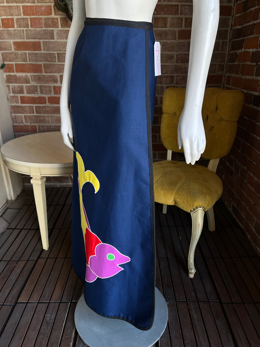 1970s Fish Appliqué Skirt
